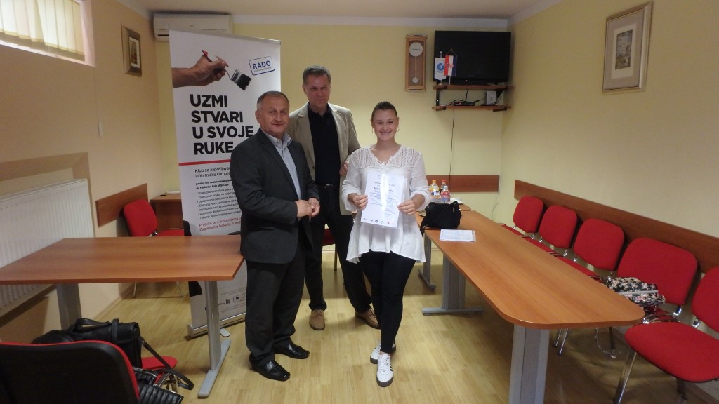 Podijeljene potvrde o sudjelovanju na radionicama Kluba za zapošljavanje RADO | Obrtnička komora ...